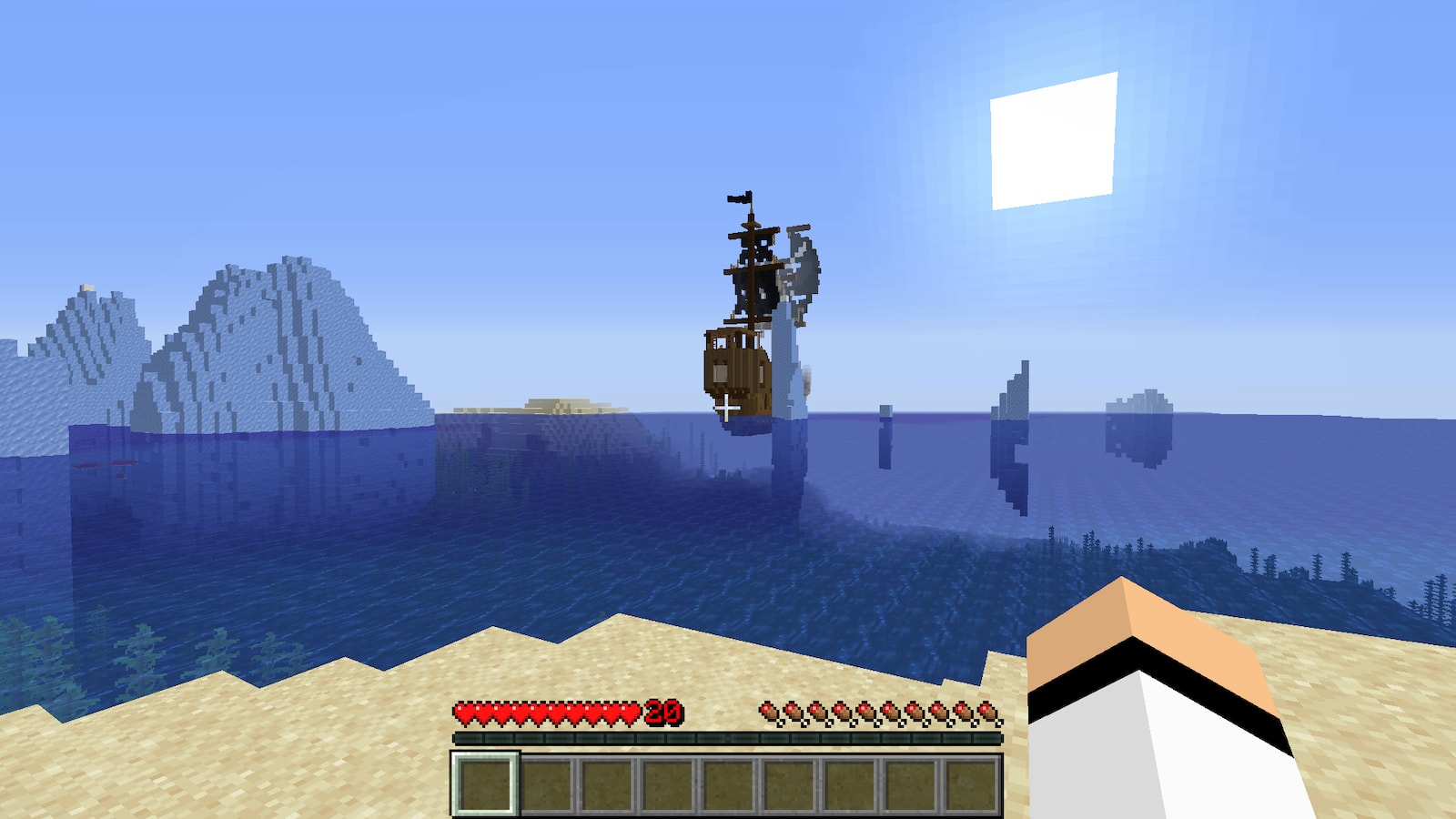 マイクラMod【ワンピース】シーズン2 #1「スポーンしたら海賊船と海軍船がw」 | 心プル Life